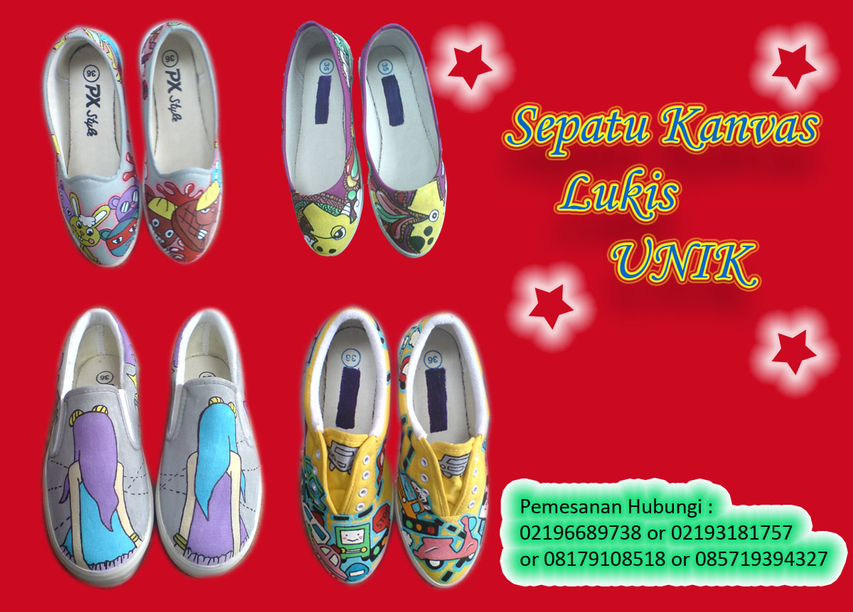 SEPATU KANVAS LUKIS | SEPATU BERGAMBAR | TOKO SEPATU LUKIS BERGAYA ...