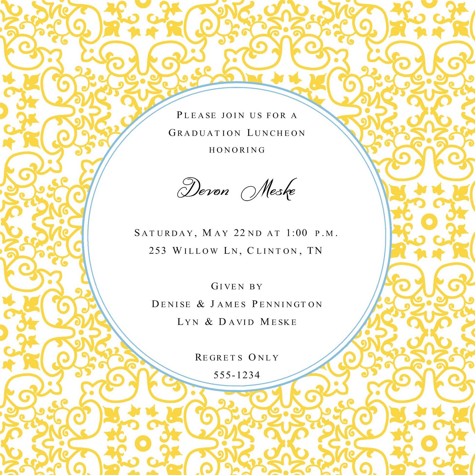 Dandi Designs: Graduation Invitations