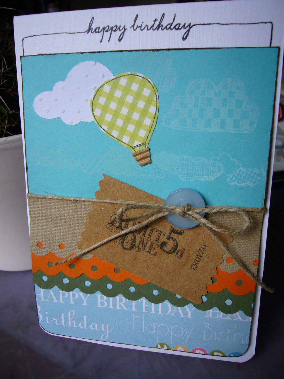 ...and handmade too!: Sweet Summertime Card Tutorial