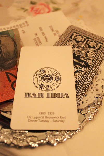 Beansprout's Cafe: Bar Idda