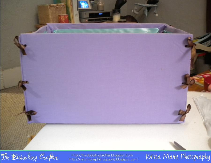 DIY Wednesday: Fabric Boxes | The Dabbling Crafter
