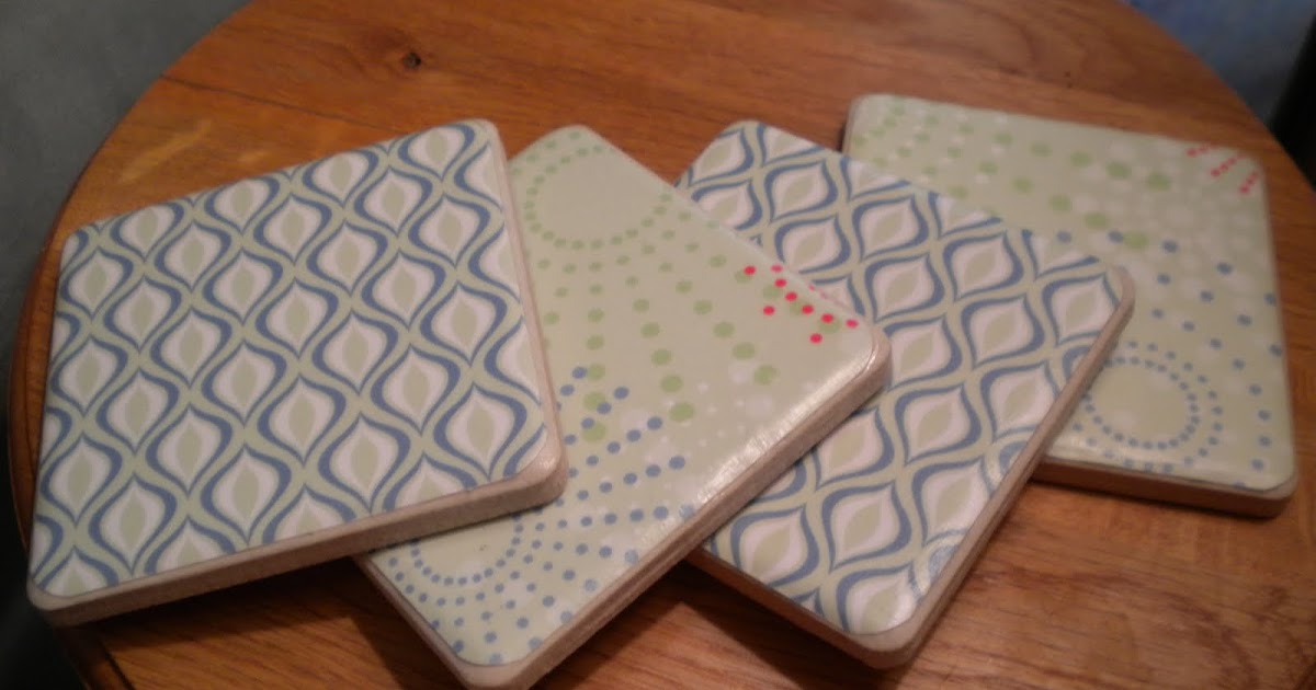 DIY Wednesday: Mod Podge Tile Coasters | The Dabbling Crafter