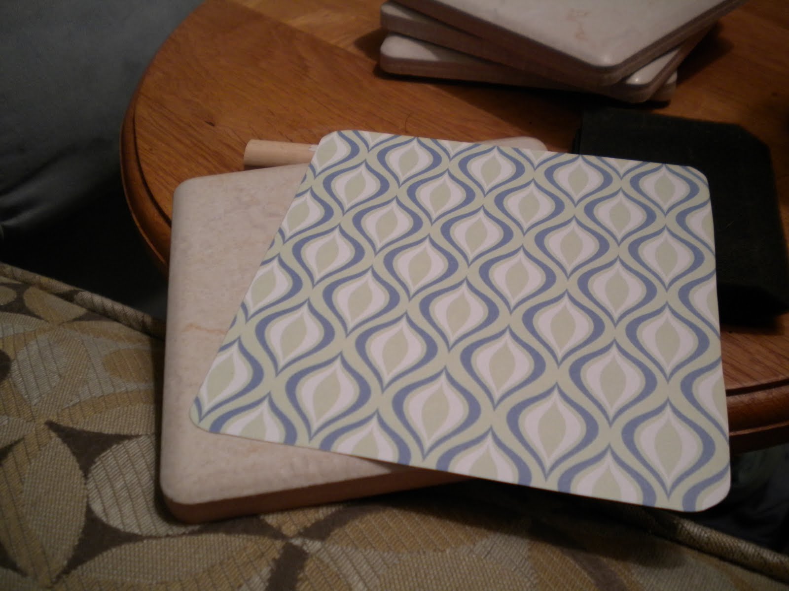 DIY Wednesday: Mod Podge Tile Coasters | The Dabbling Crafter