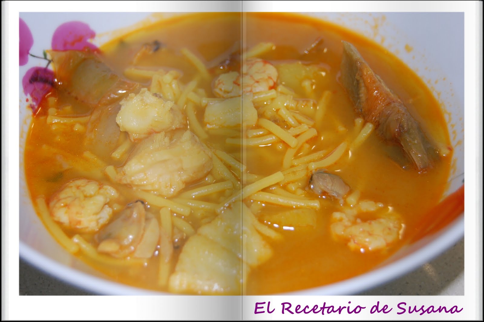 El Recetario de Susana: CAZUELA DE FIDEOS CON PESCADO