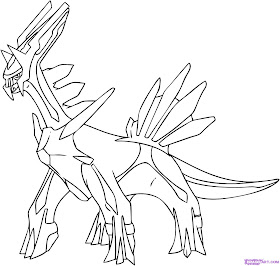 Dialga Coloring Pages