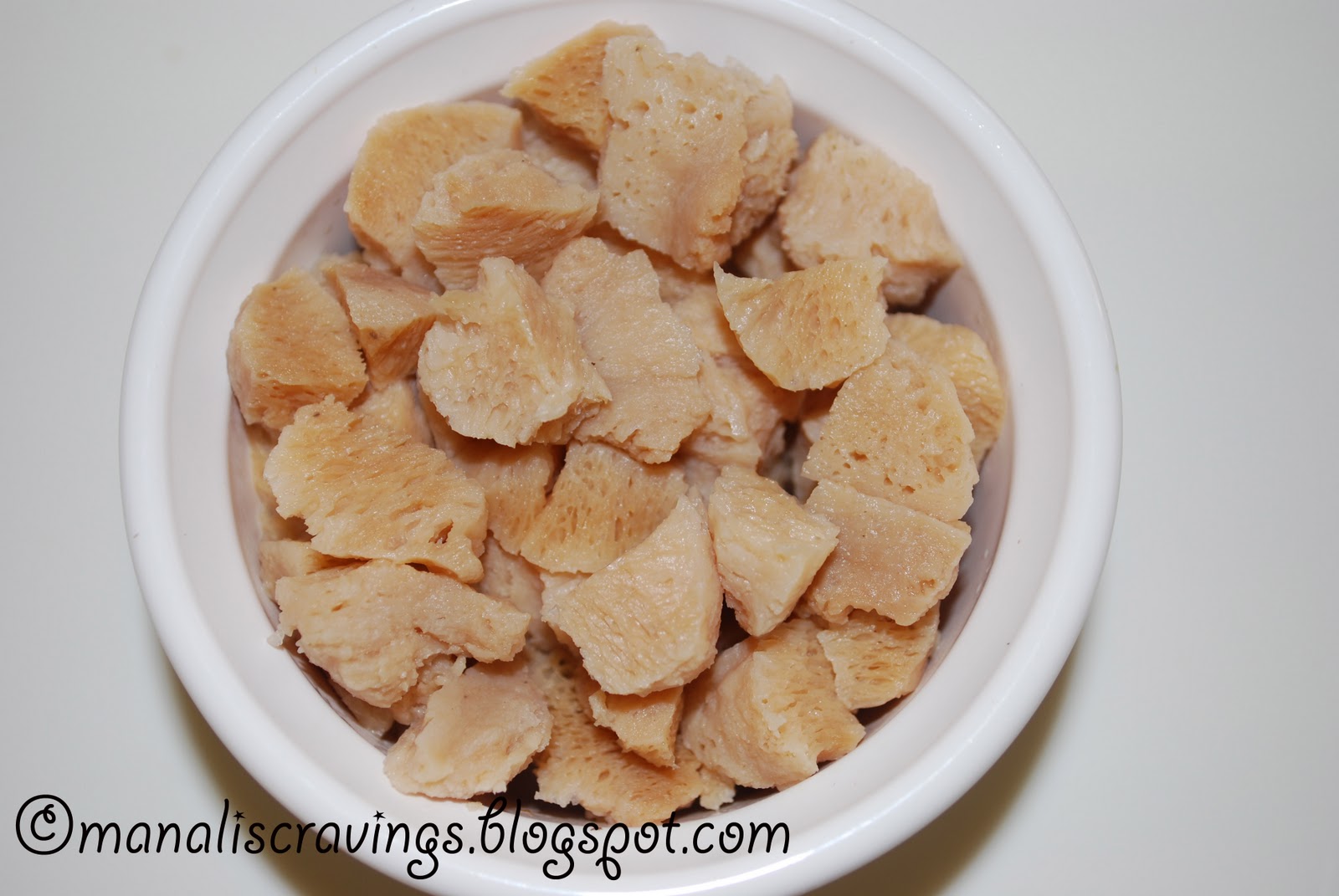 Cravings: Rice with soy chunks