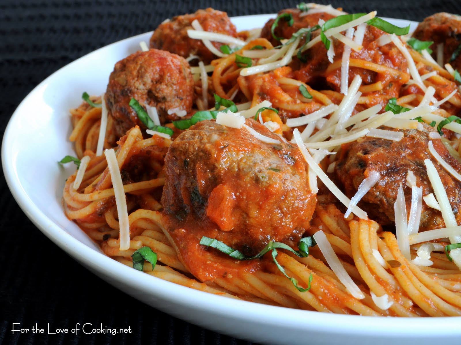 Spaghetti and Meatballs | For the Love of Cooking