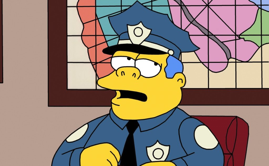 Simpsons Wallpaper: Chief Clancy Wiggum