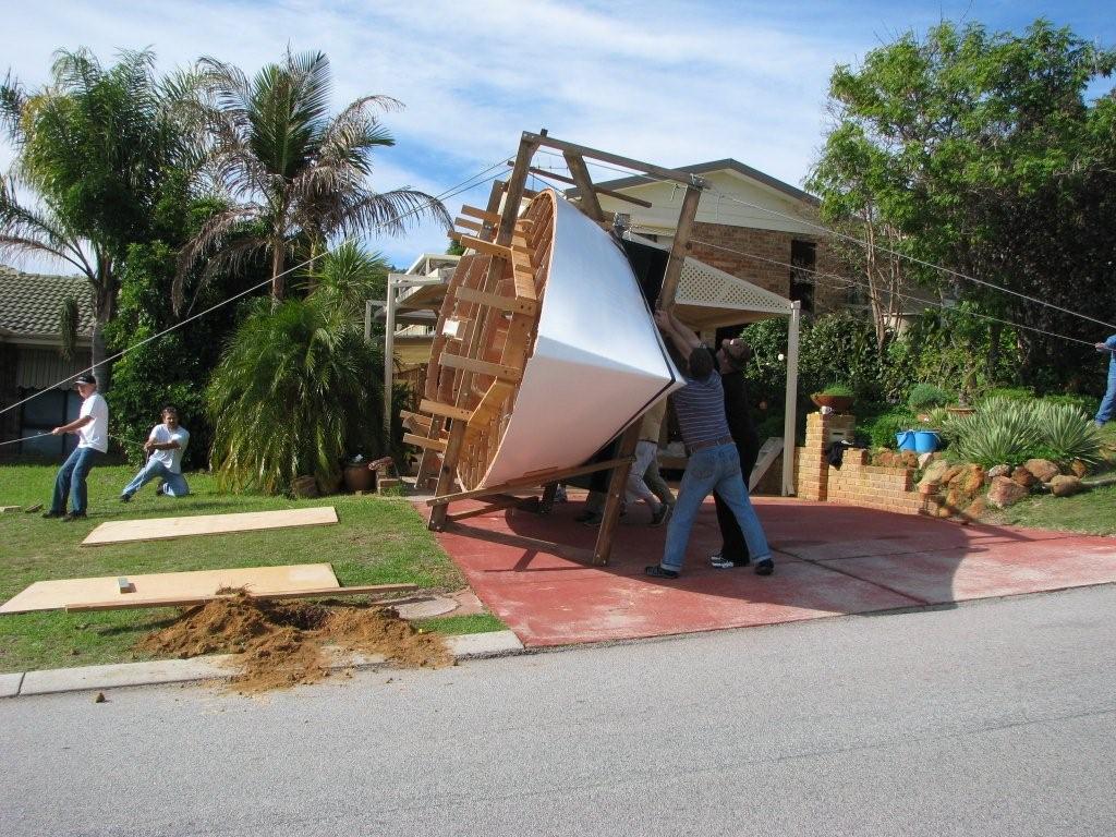 CKD Boats - Roy Mc Bride: Turning one of our boat kits