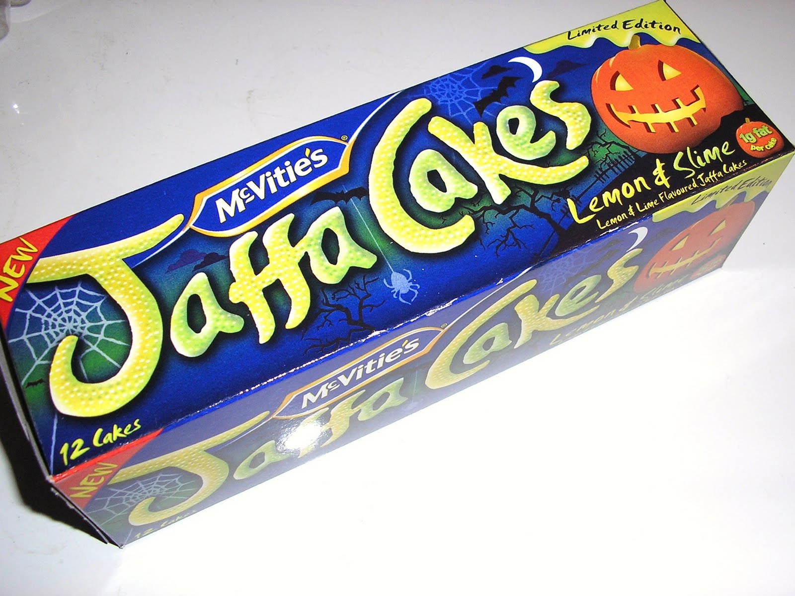 FOODSTUFF FINDS: Jaffa Cakes – Lemon and Slime [Lime] (Spa)