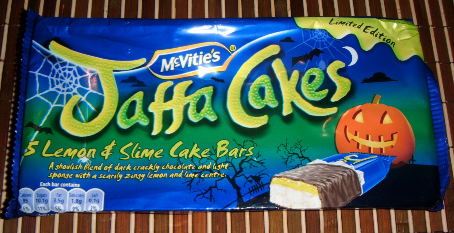 FOODSTUFF FINDS: McVities Jaffa Cakes -Lemon and Slime Cake Bars ...