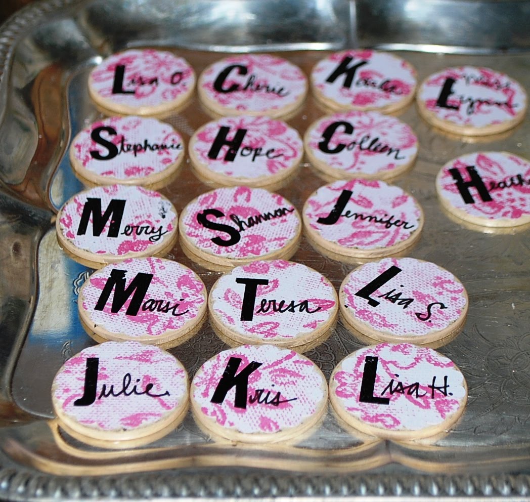 create...breathe: artful thursday - pretty name badges