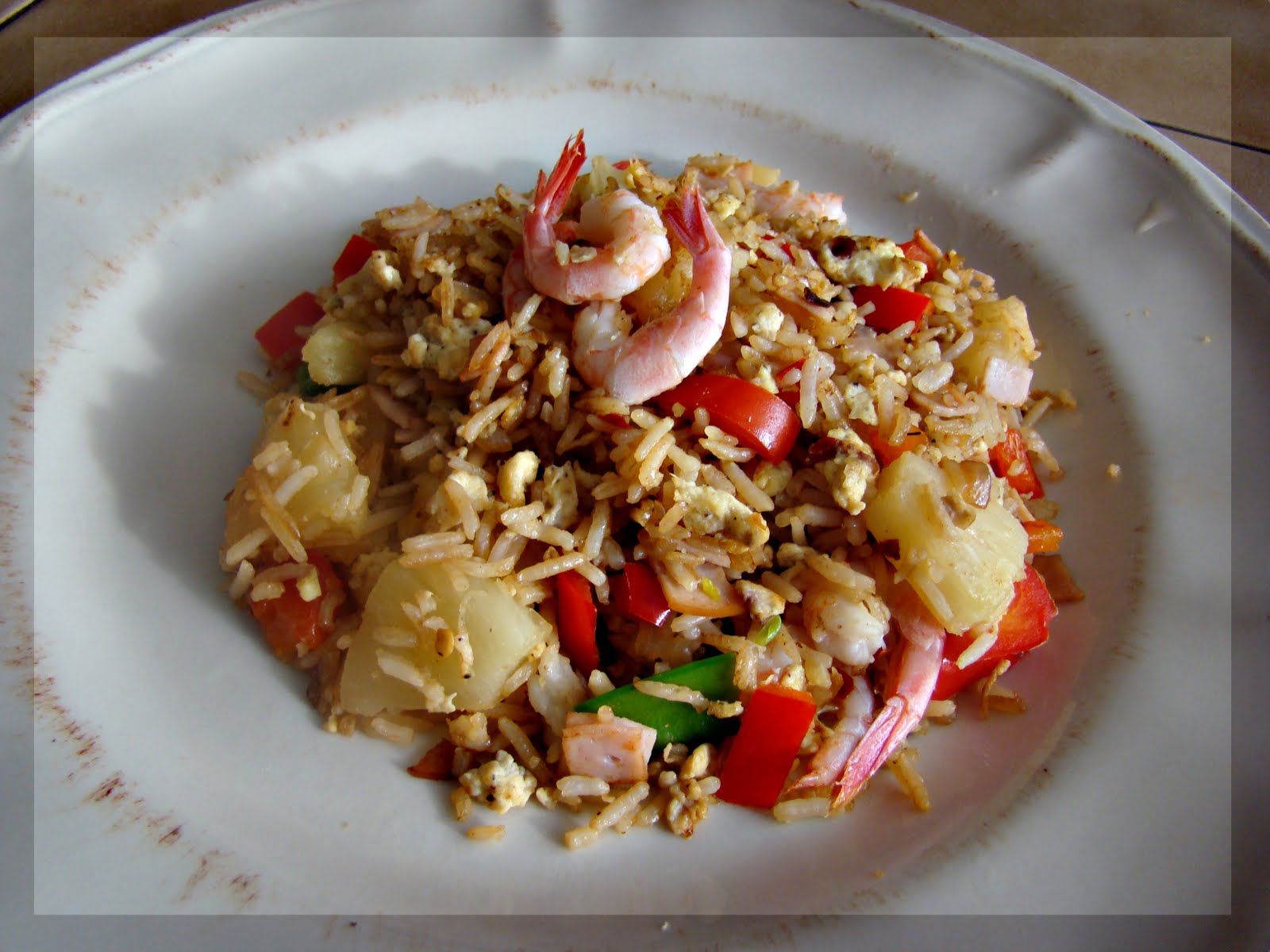 Hannas kokvrå: Stekt ris med räkor