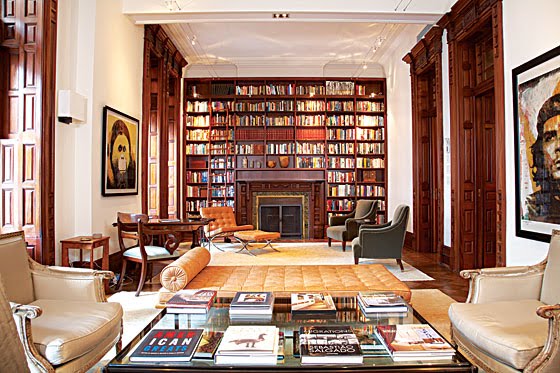 Content in a Cottage: New York City Apartments With Libraries