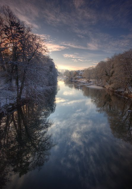 Content in a Cottage: River Landscape in Cumbria, England