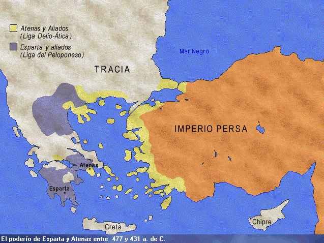 Tempo dos homens: A Liga de Delos e a Liga do Peloponeso