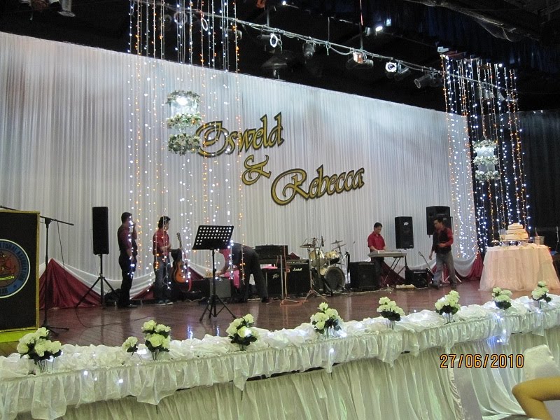D' Salapa: Wedding Reception at KDCA Hall, Penampang