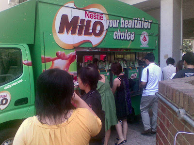 Childhood memory : Milo serving lorry