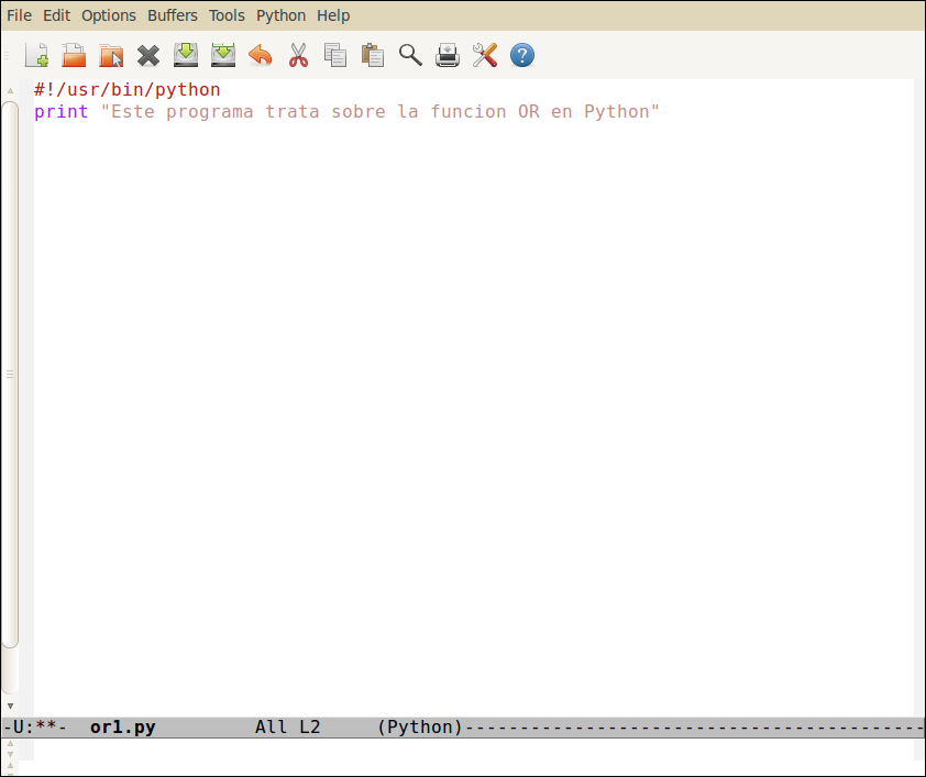 Daniela González - Programación: Or en Python