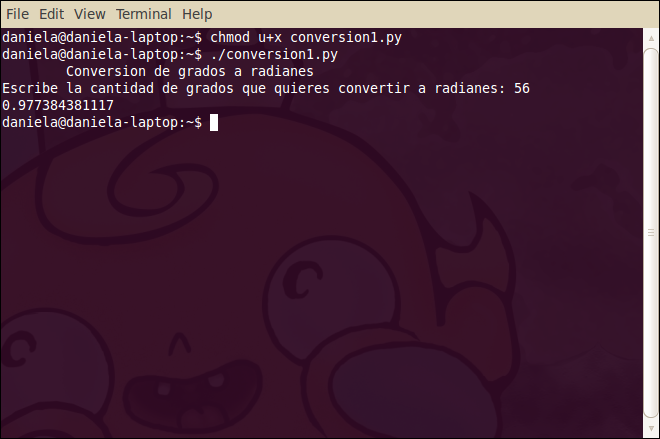 Daniela González - Programación: Librería math en Python (Conversión)