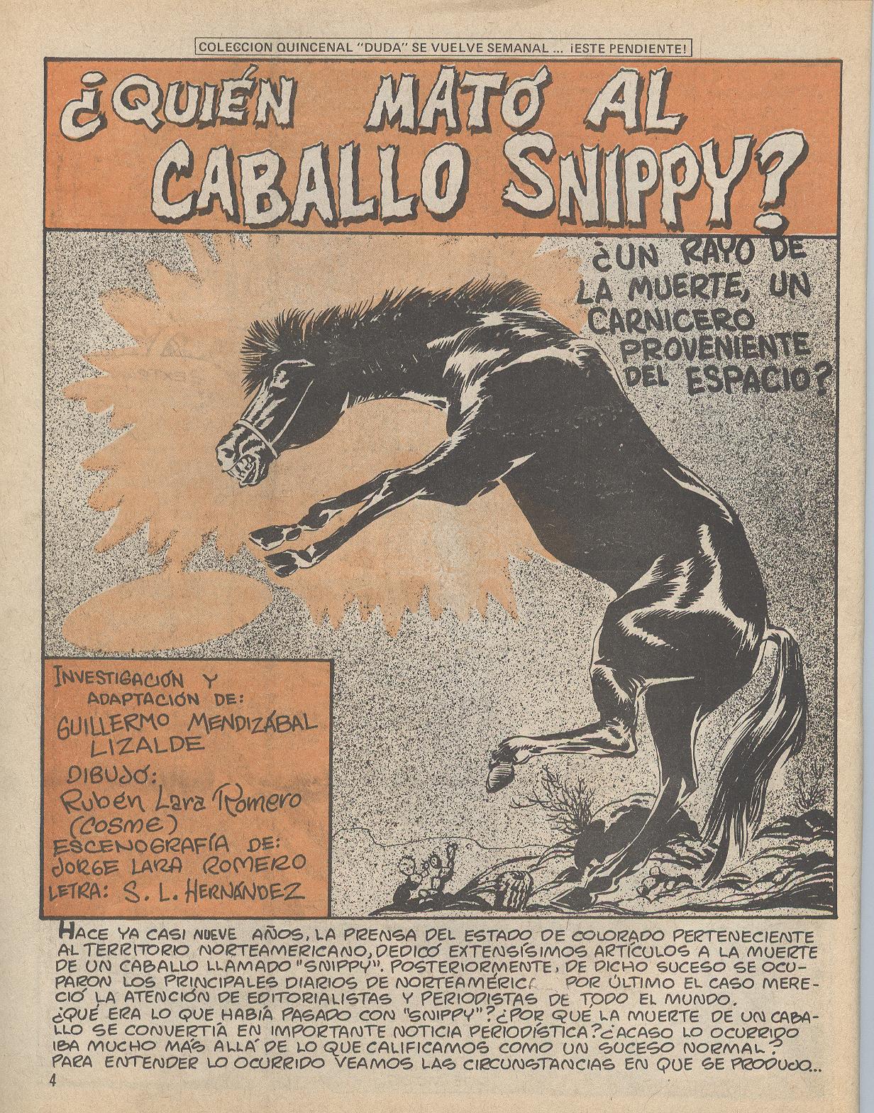 COMICORP: Duda, Lo Increíble es la Verdad presenta: ¿Quien Mato al ...