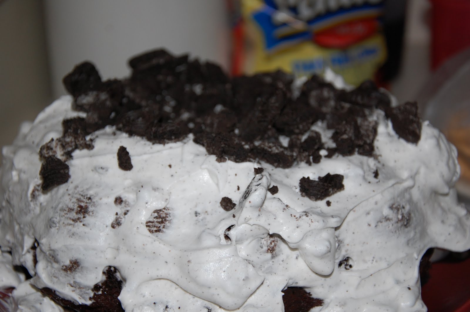 Troop Petrie: Cookies and Cream torte- candied grapes