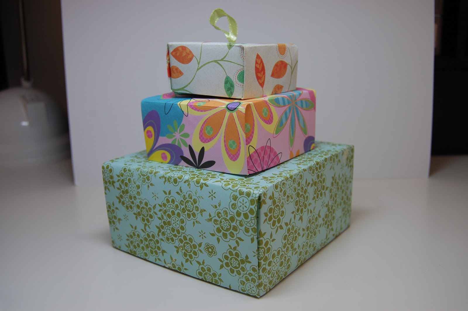 Paper and Ribbons: Gift Box Tutorial - Last Minute Make