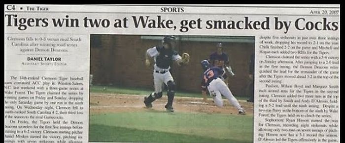 Damn Cool Pictures: The 25 Dirtiest Newspaper Headlines Of All Time