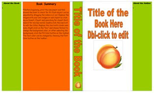 School Projects using Publisher: Book Cover Project
