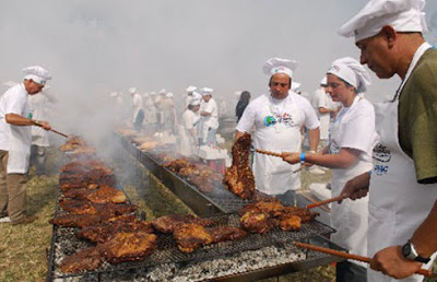 World Most Amazing Places: World biggest barbeque in Uruguay