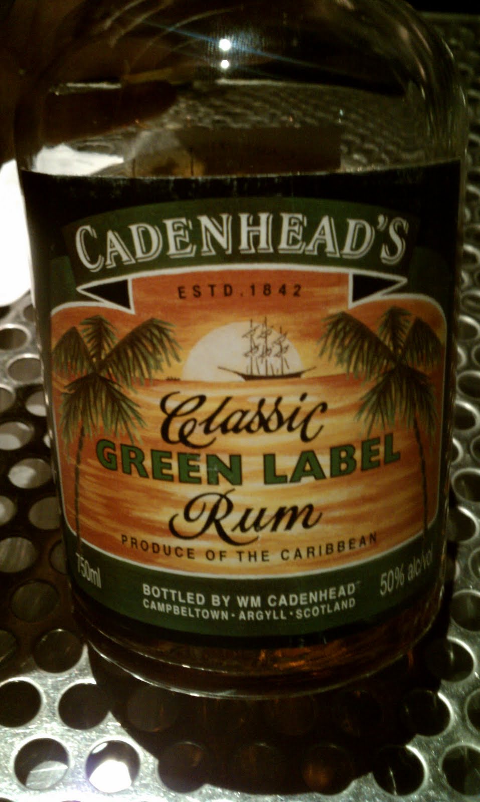The Savory Hunter: Cadenhead's Green Label Rum