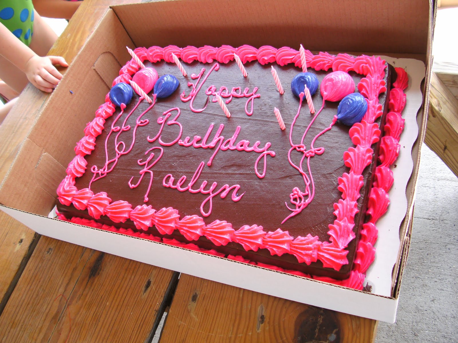 Today: Raelyn's birthday party.