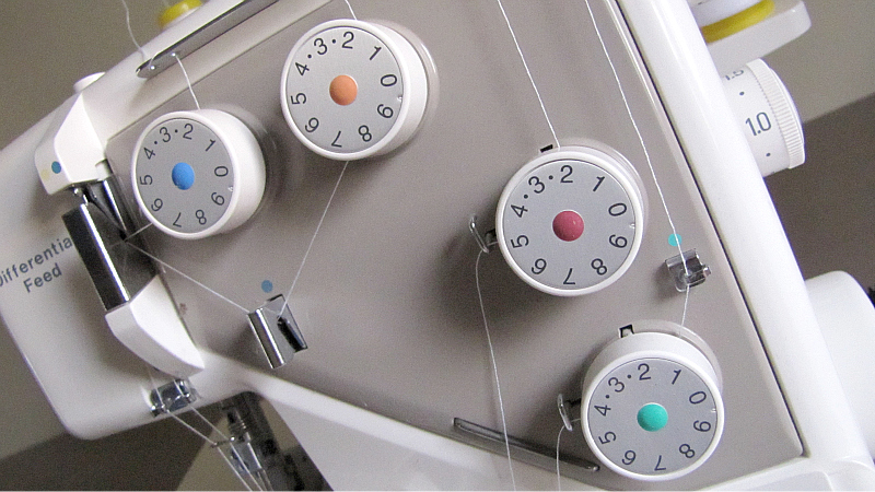 The Haby Goddess: Overlocking basics - How to thread your machine