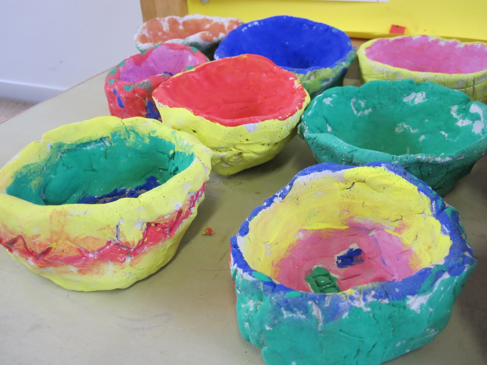 Ms. O'Connor's class: Colourful clay pots