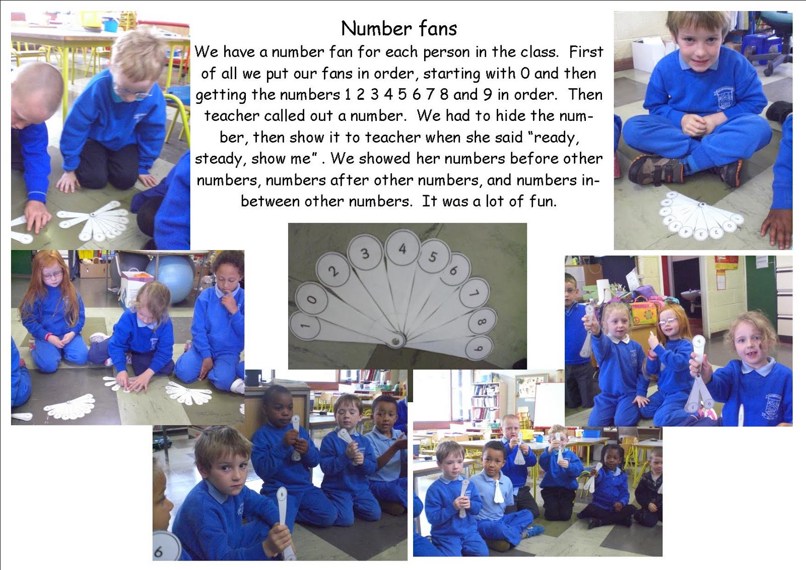 Maths Page: Number fans