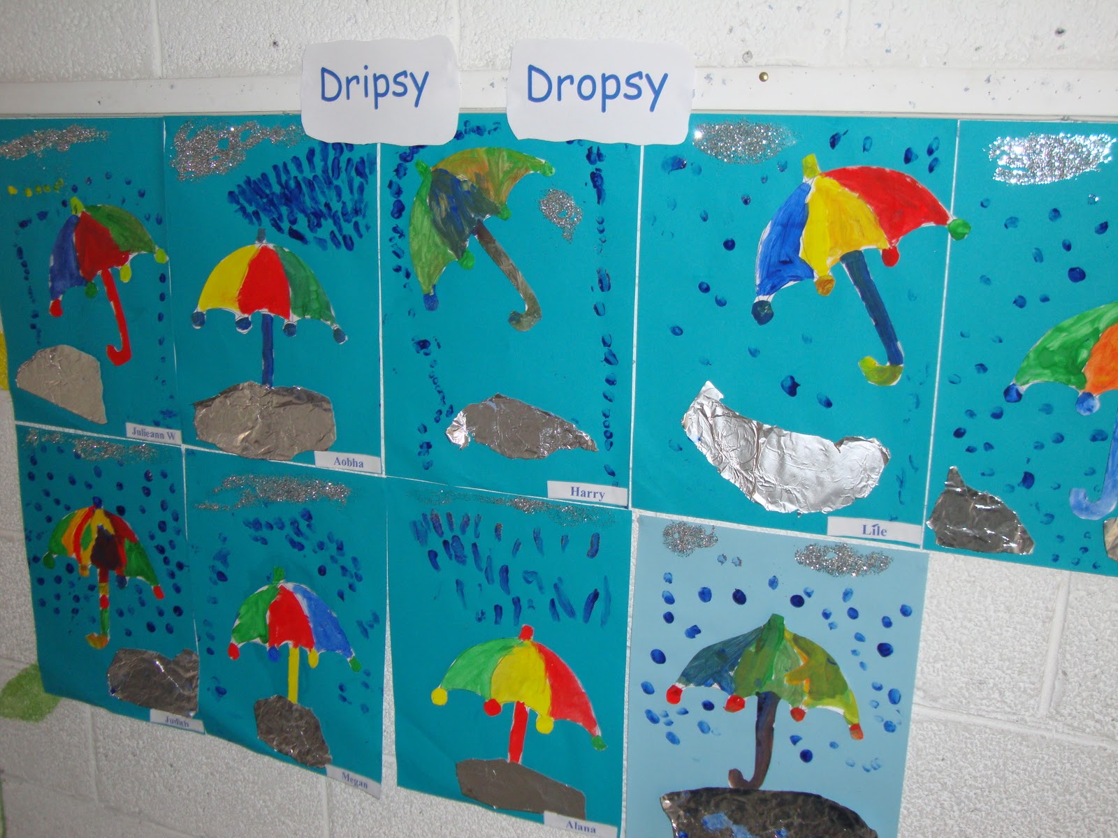Science Projects: Raindrops, Junior Infants
