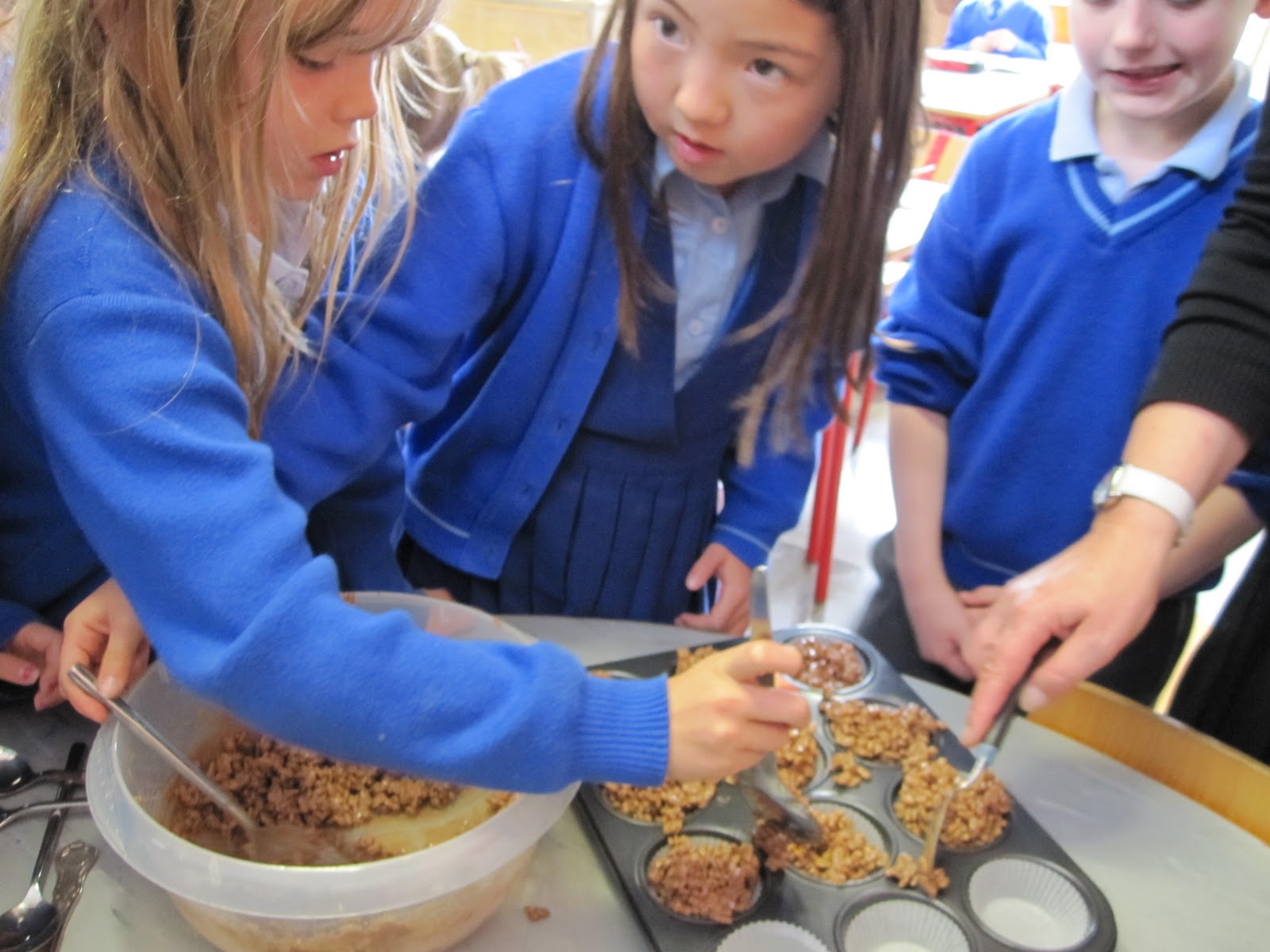 Science Projects: Making Rice Krispie Buns: Second Class