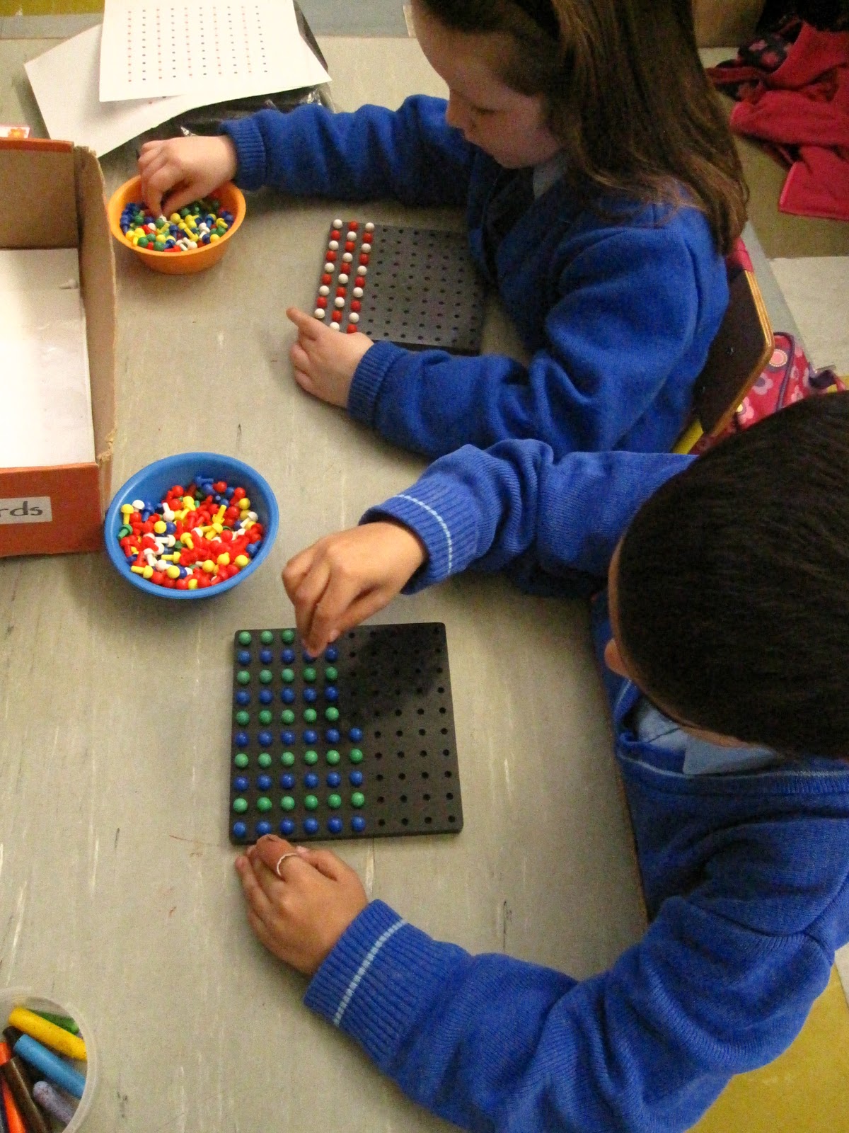 Maths Page: Patterns in Junior infants