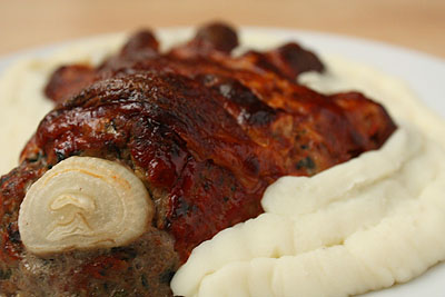 Spooky Meatloaf Hand Recipe - Swaggerific Halloween feature ⋆ Brite and ...