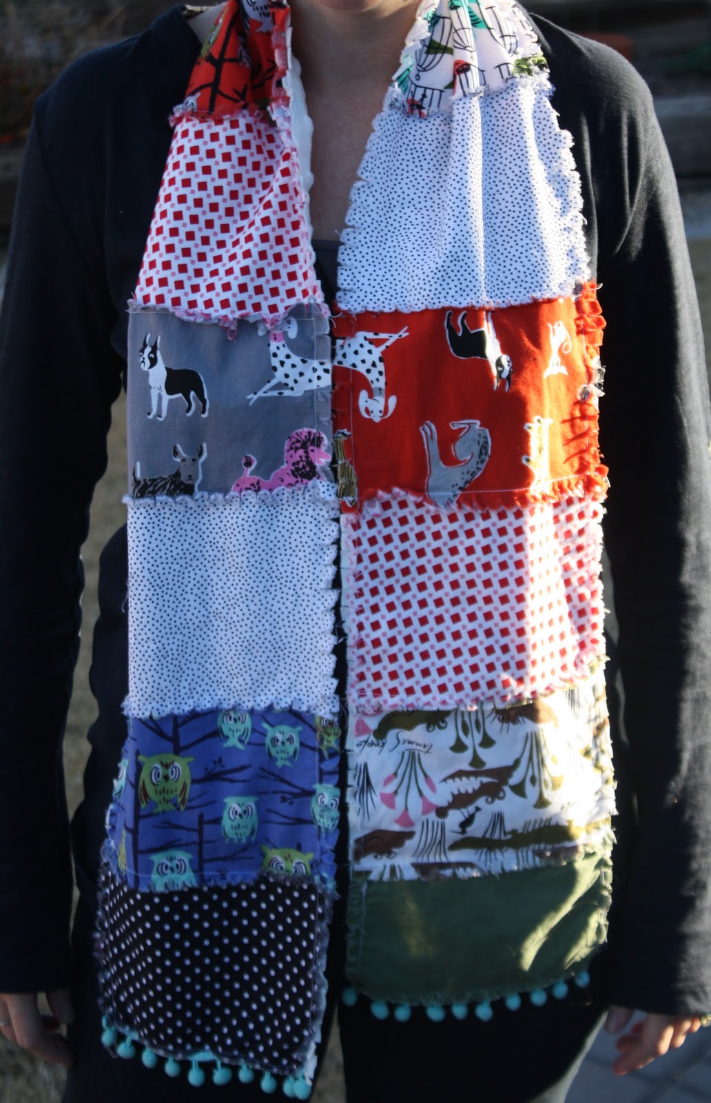 Sara vs. Sarah: Patchwork Scarf - Tammis Keefe Project No. 4