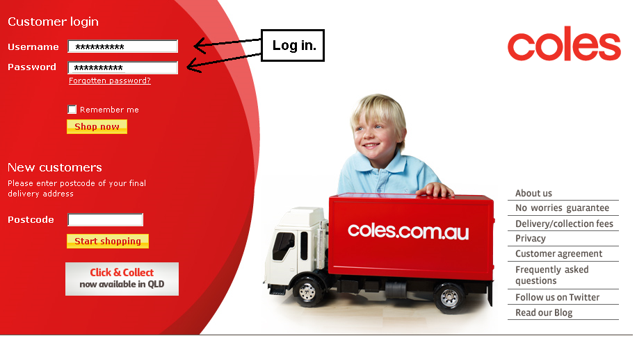 E-Marketing: Shopping Online at Coles