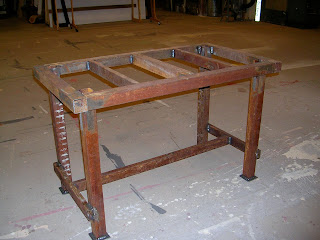 Deb Thuman's Blog: Jim is building a wedging table