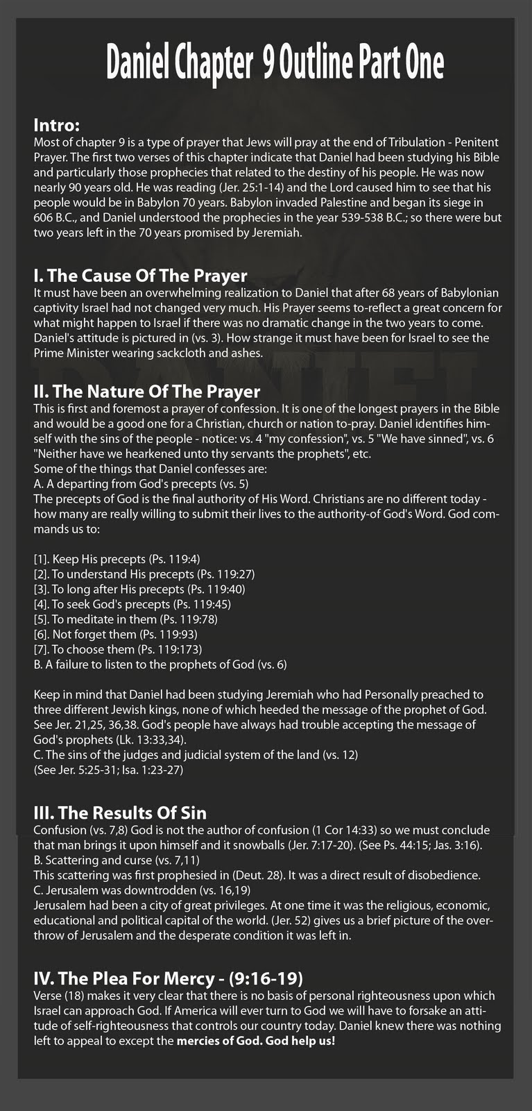 Daniel: Daniel Chapter Nine
