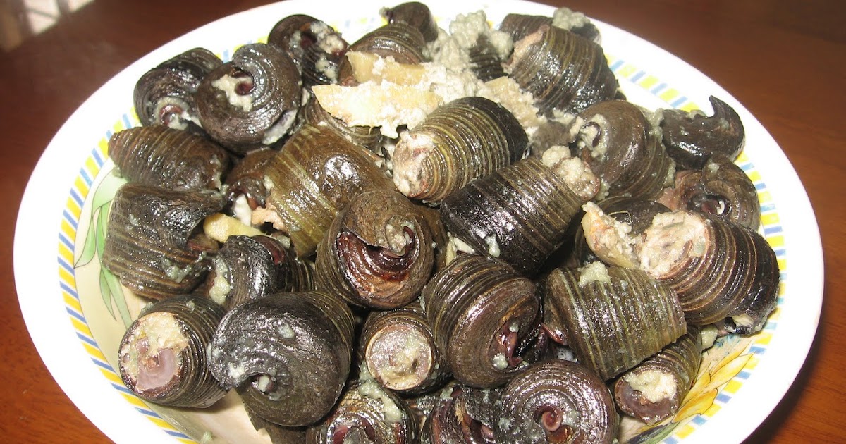 my life's recipes: Ginataang suso (Escargot)