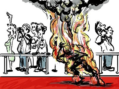 Alex Raffi Blog: Study for a new painting on apathy.