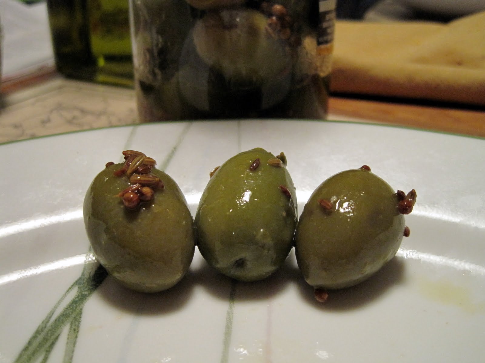 Evelyn's food blog: Moroccan-spiced olives
