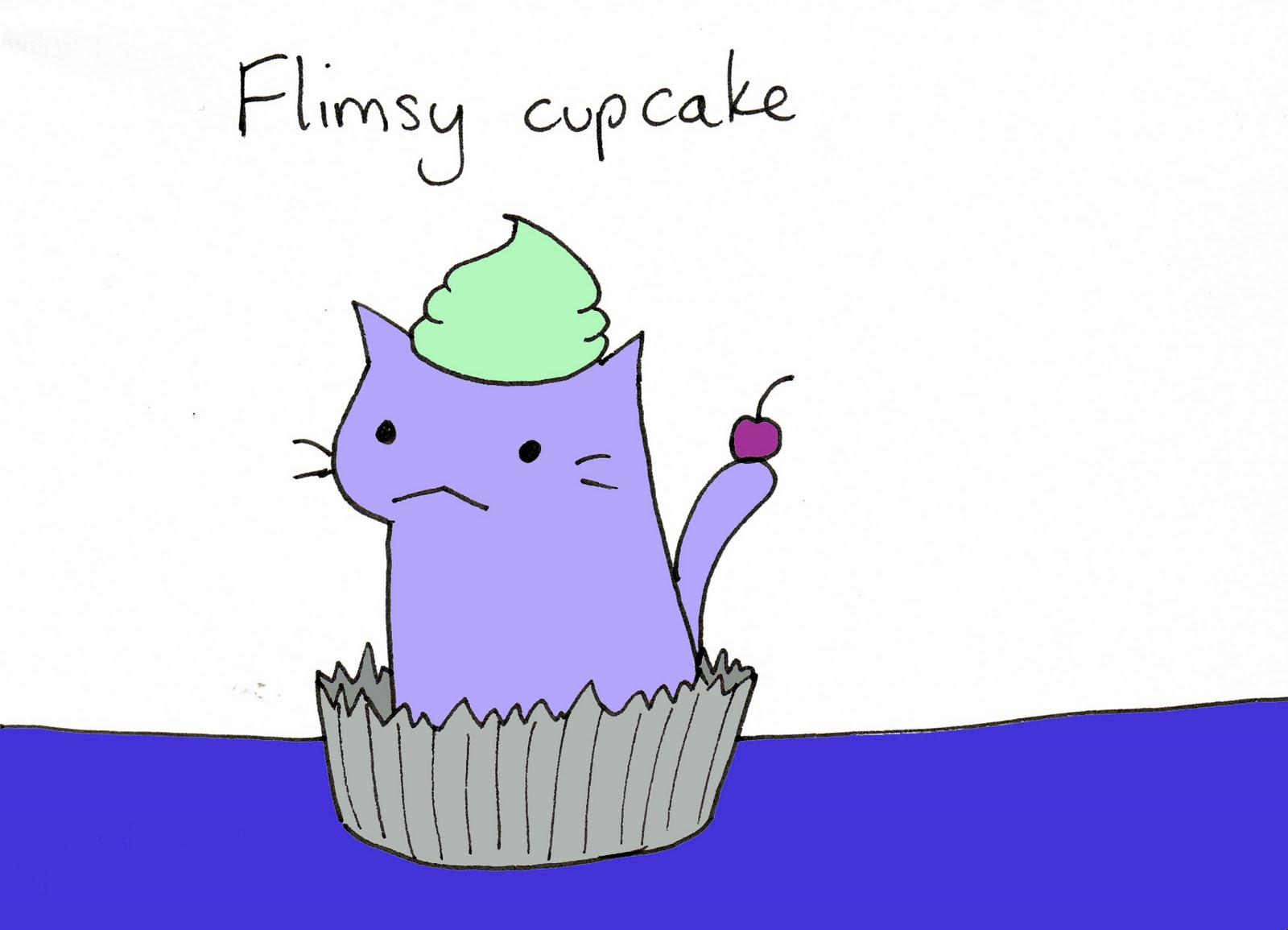 Flimsy the Kitten: Flimsy Cupcake