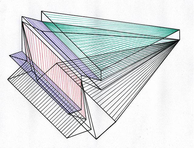 geometric spatial drawing