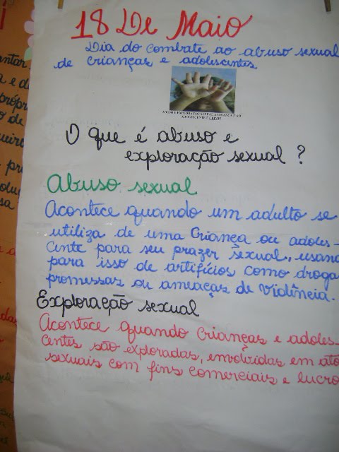 18 DE MAIO NA ESCOLA!