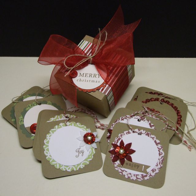 GCD Studios: A paper crafted gift tag set
